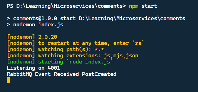Communication between Microservices Communication between Microservices